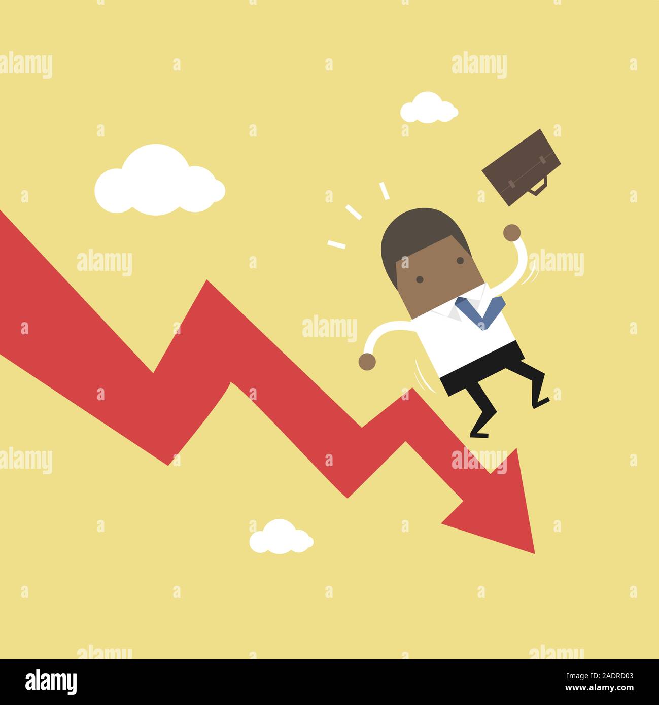 African looking down Stock Vector Images - Alamy