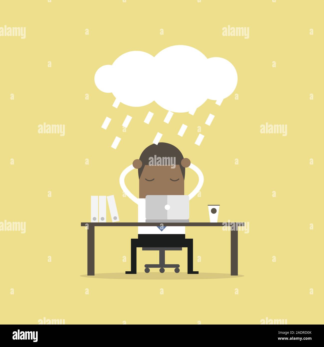 African businessman strain Stock Vector Image & Art - Alamy