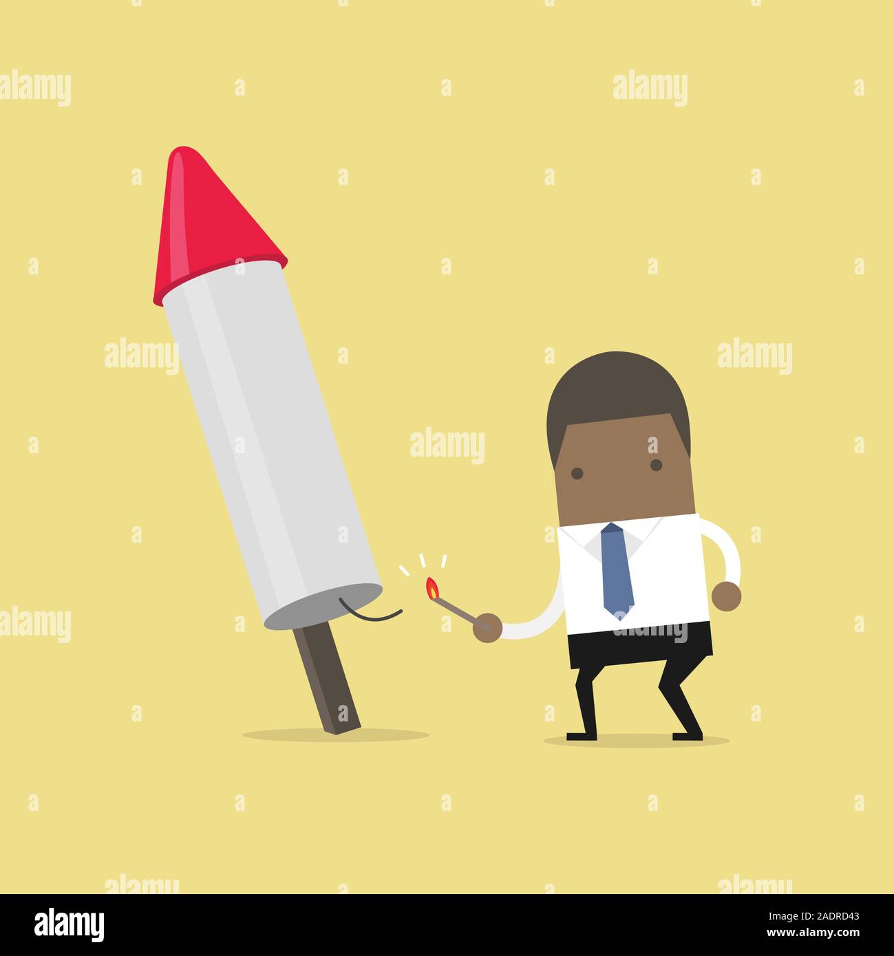 Firework Rocket Launch Stock Vector Images - Alamy