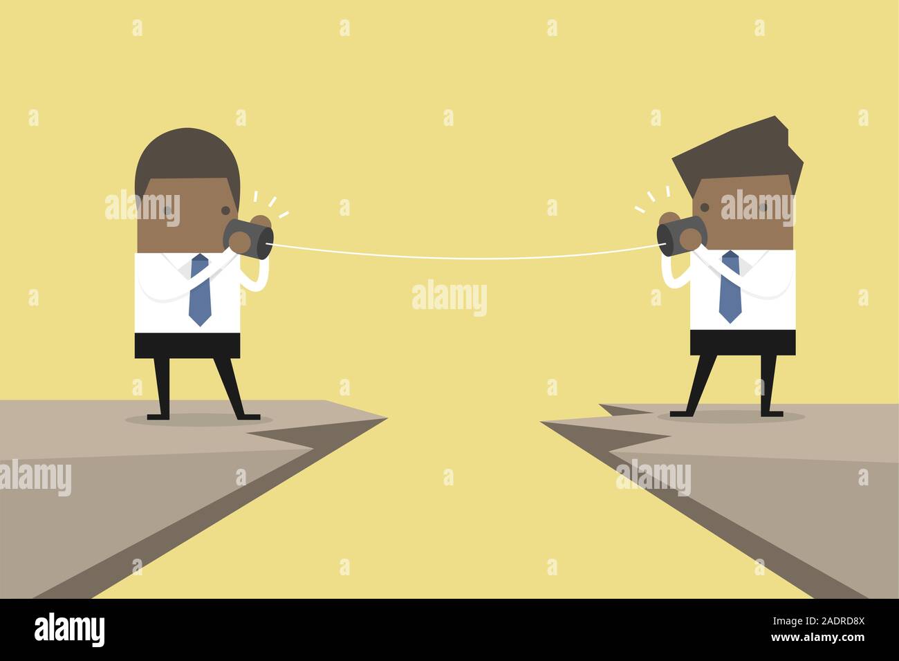 Tin can string retro Stock Vector Images - Alamy