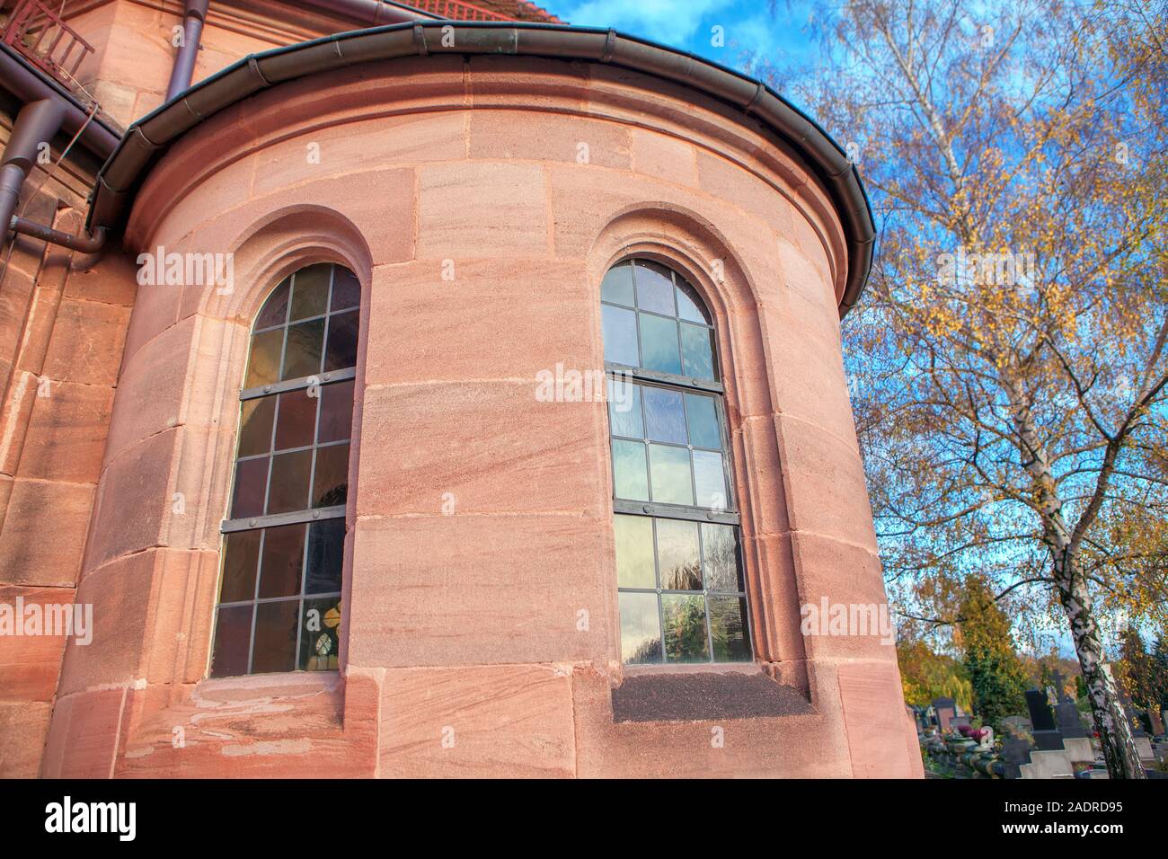 side view of church porch Stock Photo - Alamy