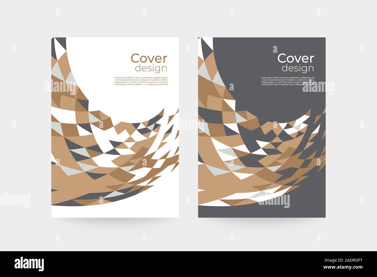 Business brochure cover template. Modern abstract geometric background ...