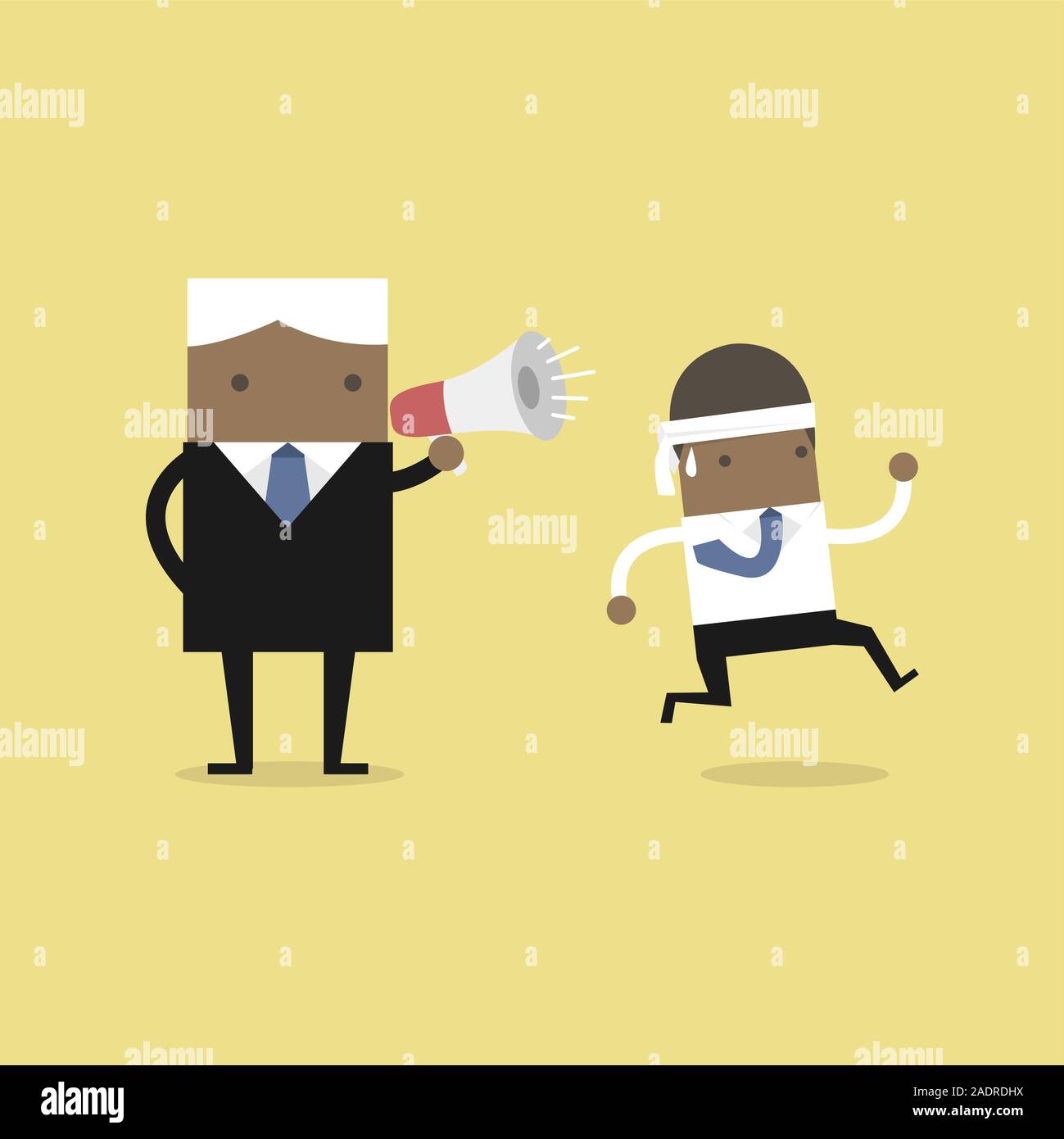 Commanding officer speech Stock Vector Images - Alamy