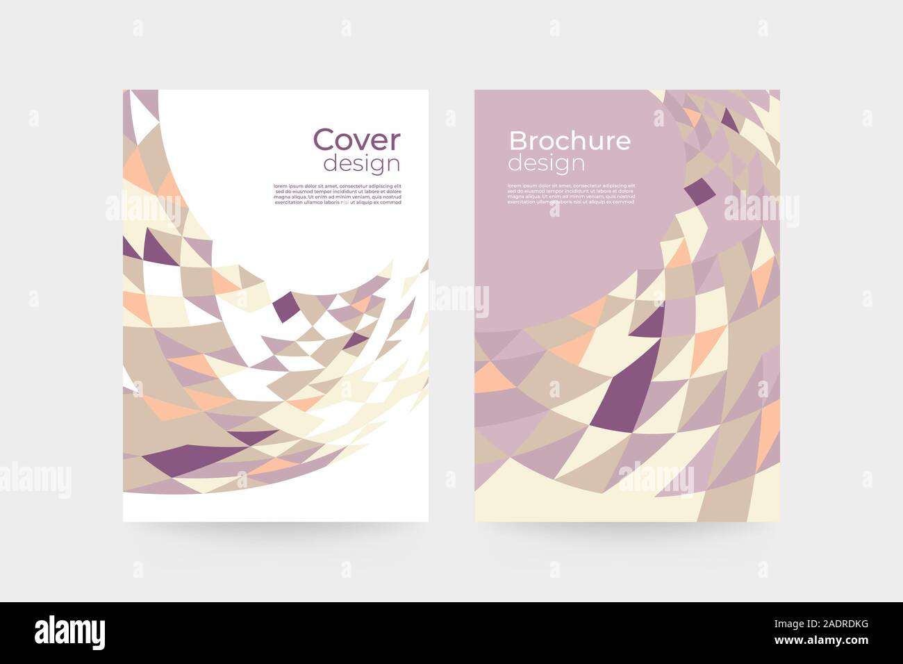 Business brochure cover template. Modern abstract geometric background ...