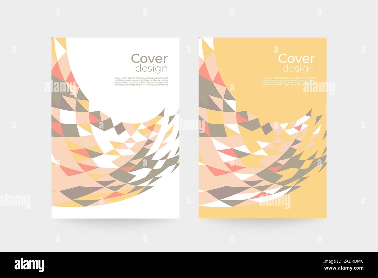 Business brochure cover template. Modern abstract geometric background ...