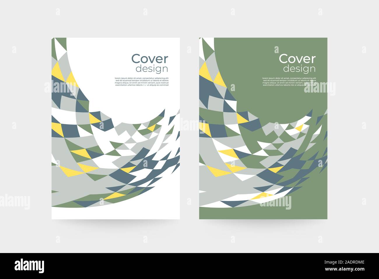 Business brochure cover template. Modern abstract geometric background ...