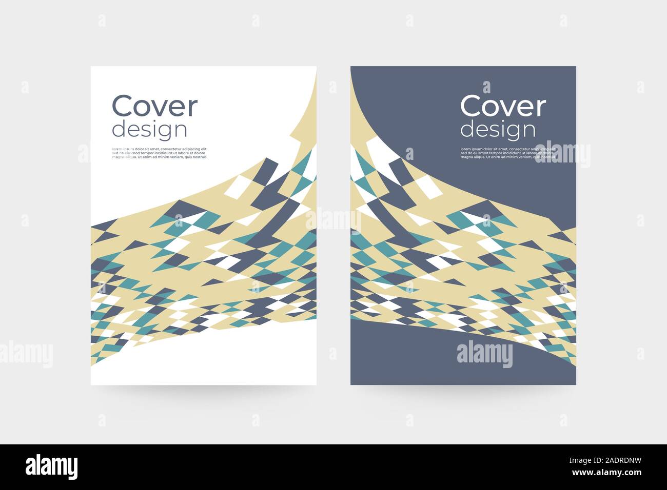 Business brochure cover template. Modern abstract geometric background ...
