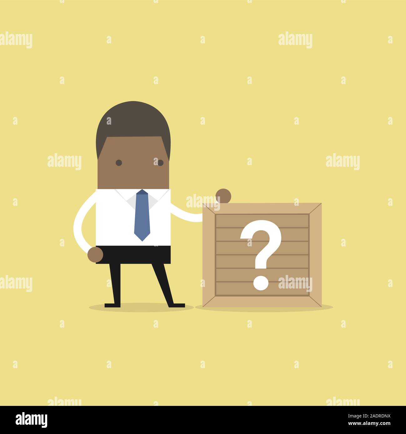 Cartoon character question mark treasure hi-res stock photography and ...