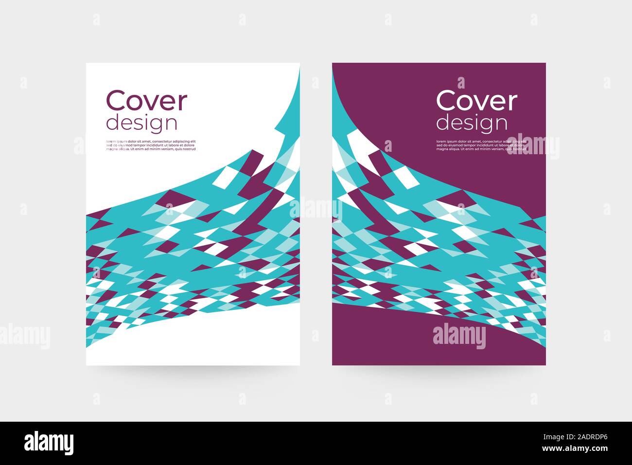 Business brochure cover template. Modern abstract geometric background ...