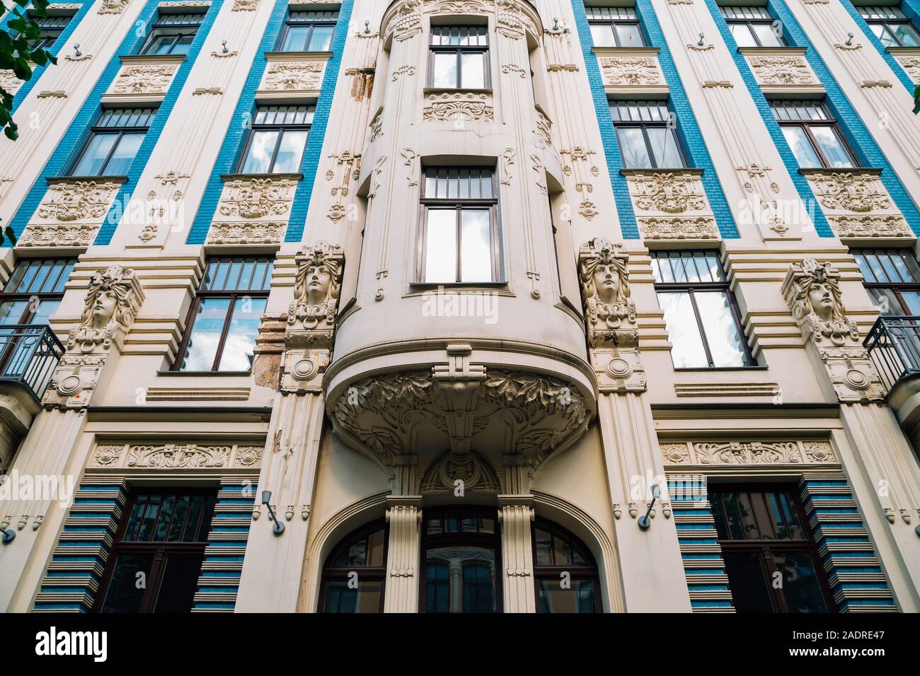 Art Nouveau Building at Albert Street in Riga, Latvia Stock Photo - Alamy