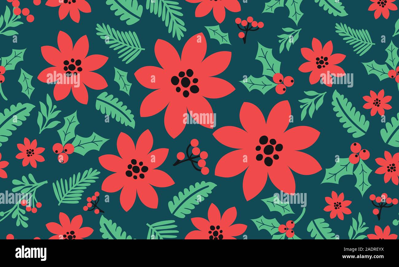 Decorative of floral pattern background, abstract red flower Stock ...