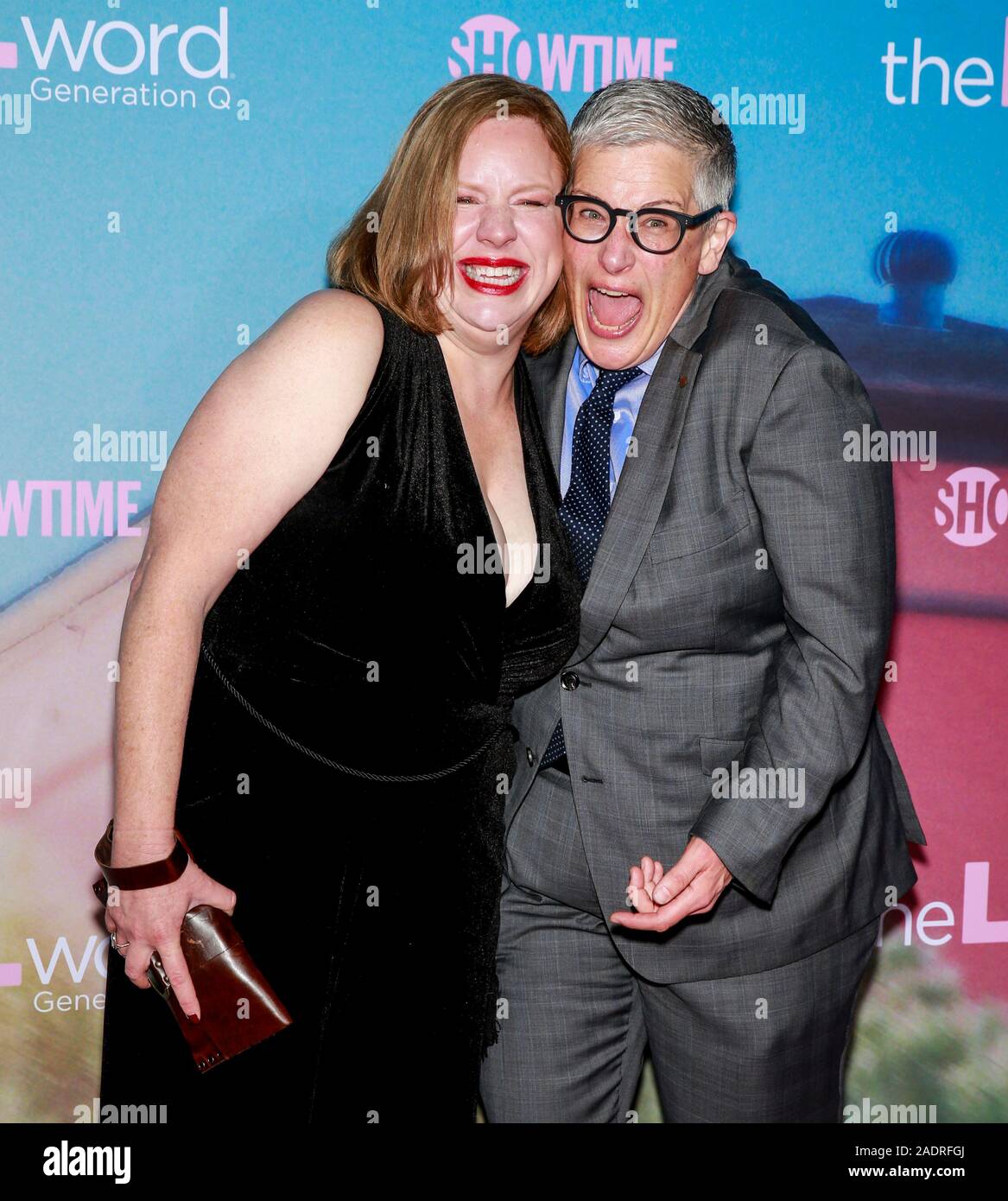 Los Angeles, CA - December 02, 2019: Celeste Pechous and Abby McEnany ...