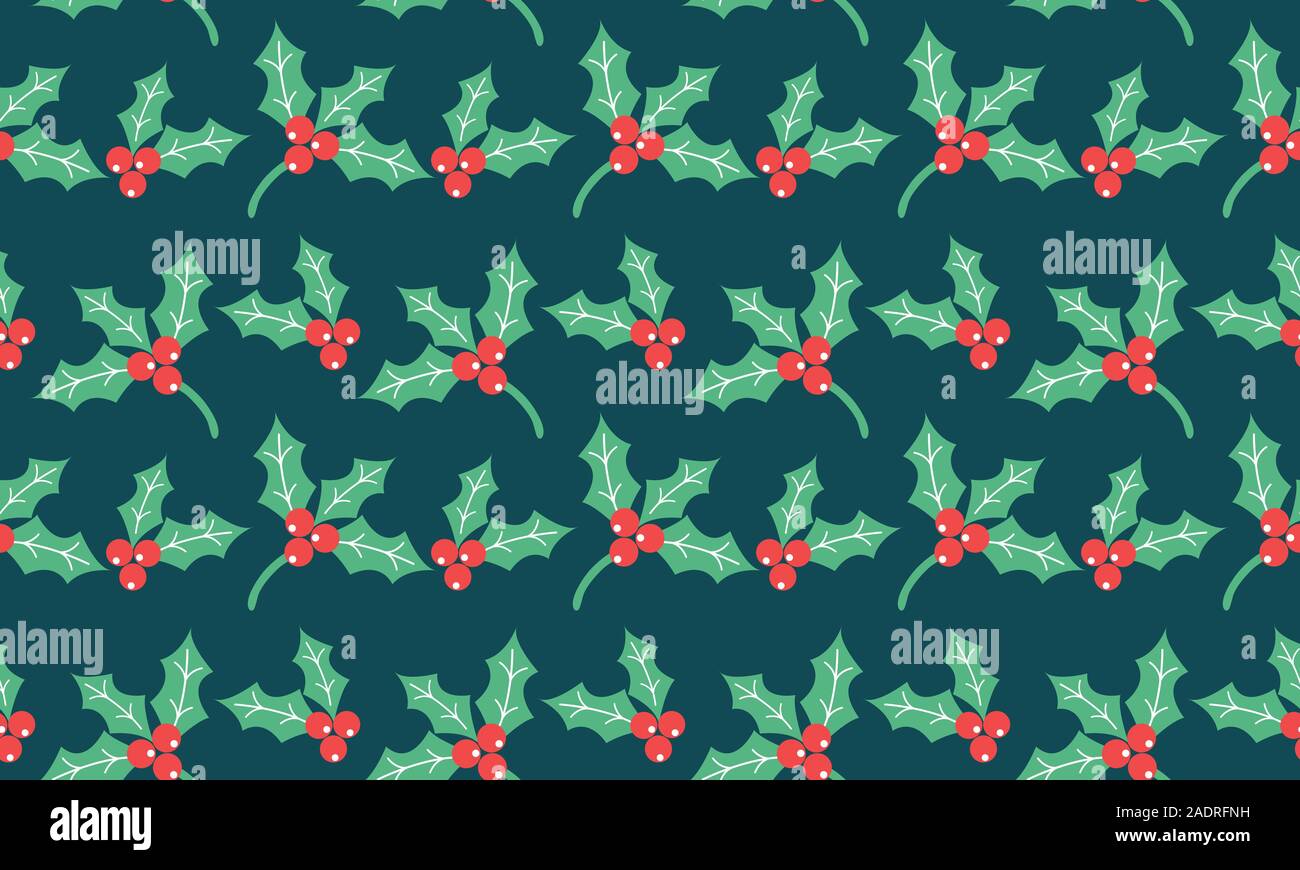 Vintage leaf flower plants for christmas design Stock Vector Image ...