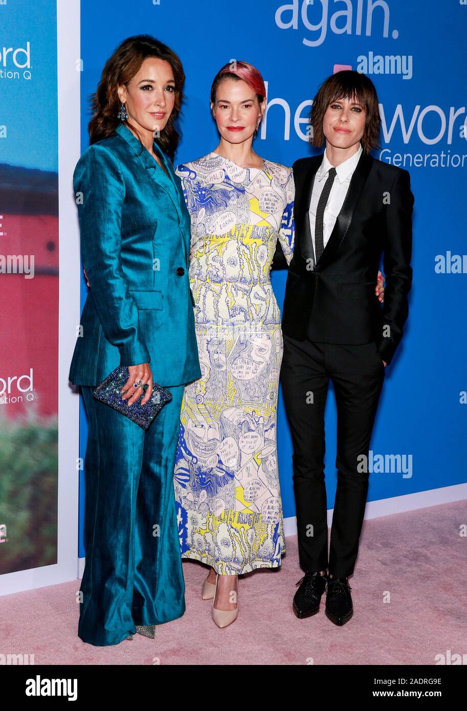 Los Angeles, CA - December 02, 2019: Jennifer Beals, Leisha Hailey and ...