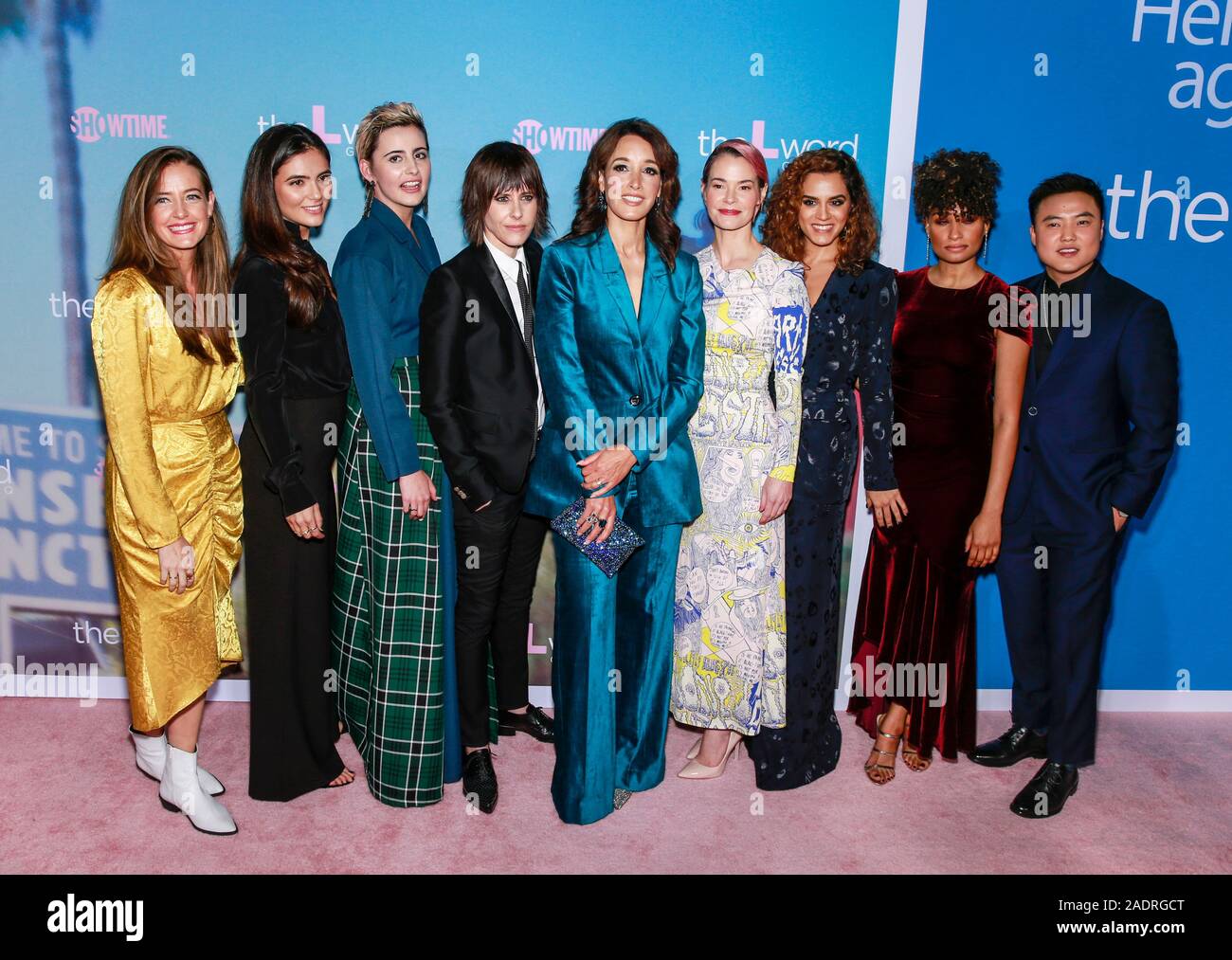Los Angeles, CA - December 02, 2019: Stephanie Allynne, Arienne Mandi ...