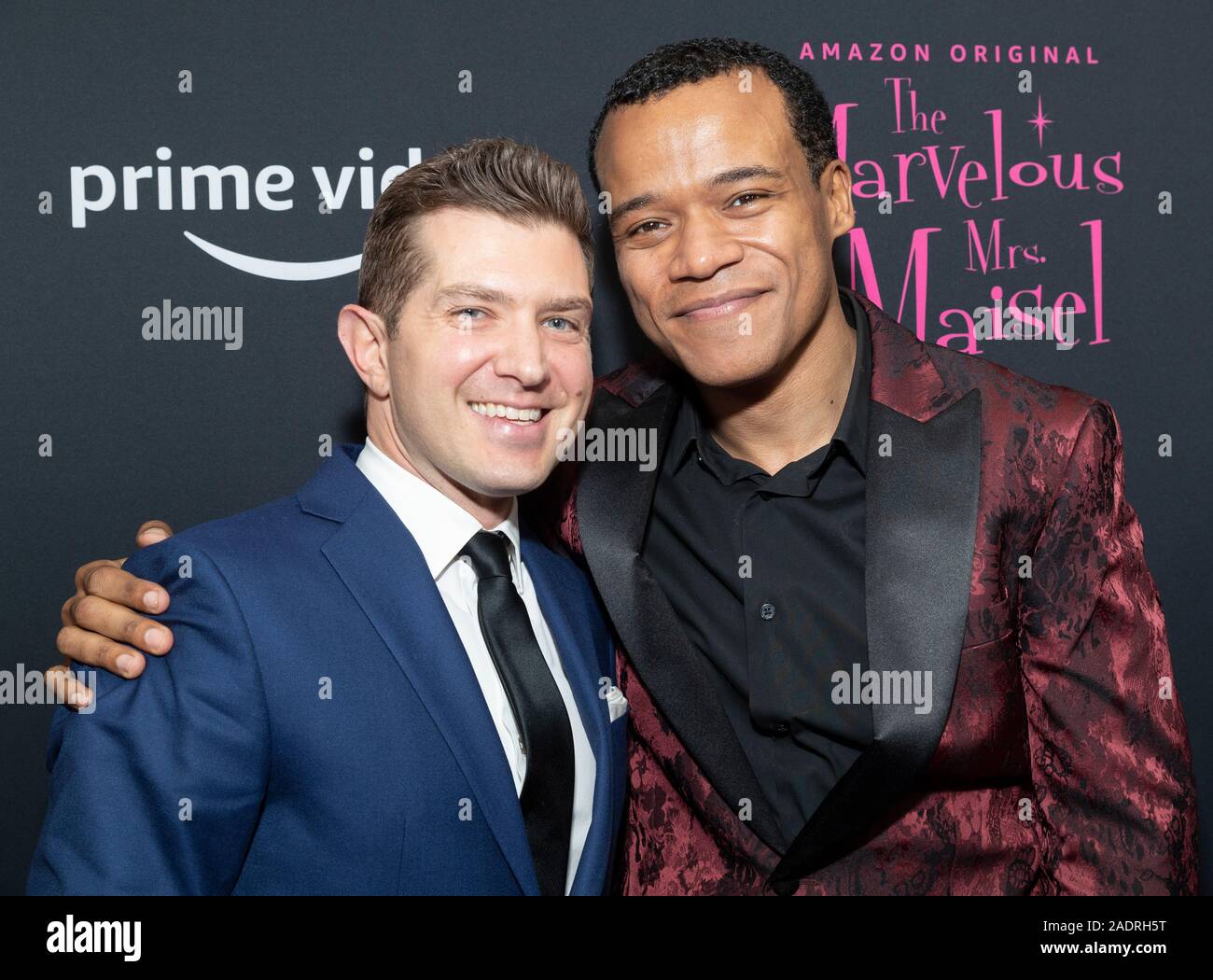 New York, NY - December 3, 2019: Joel Johnstone, LeRoy McClain attend The Marvelous Mrs. Maisel ...