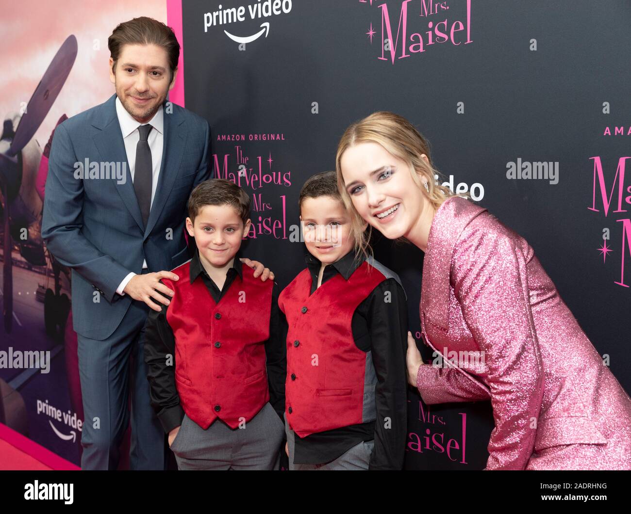 New York, NY - December 3, 2019: Michael Zegen, Matteo Pascale, Nunzio ...