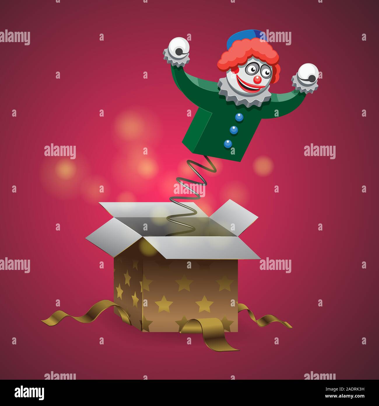 Jack box toy isolated hi-res stock photography and images - Alamy