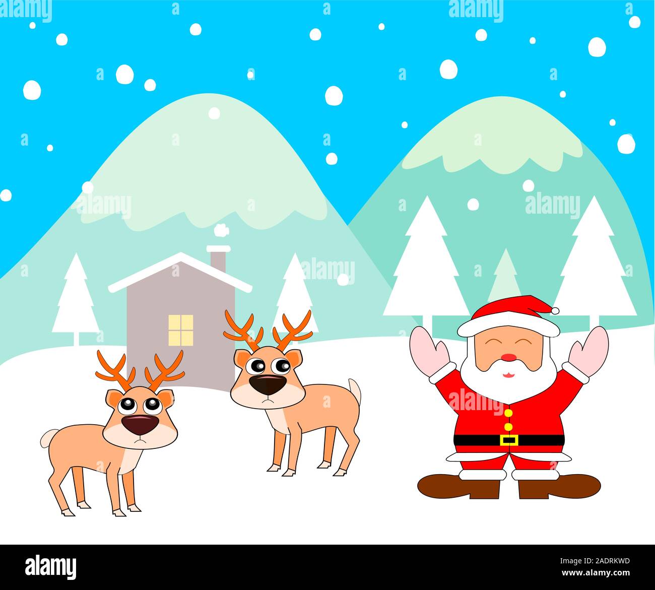 Snow covered animal Stock Vector Images - Alamy