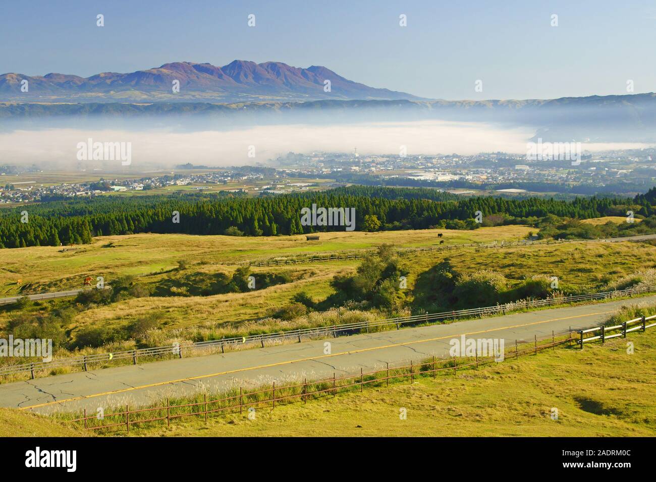 Aso panorama line hi-res stock photography and images - Alamy