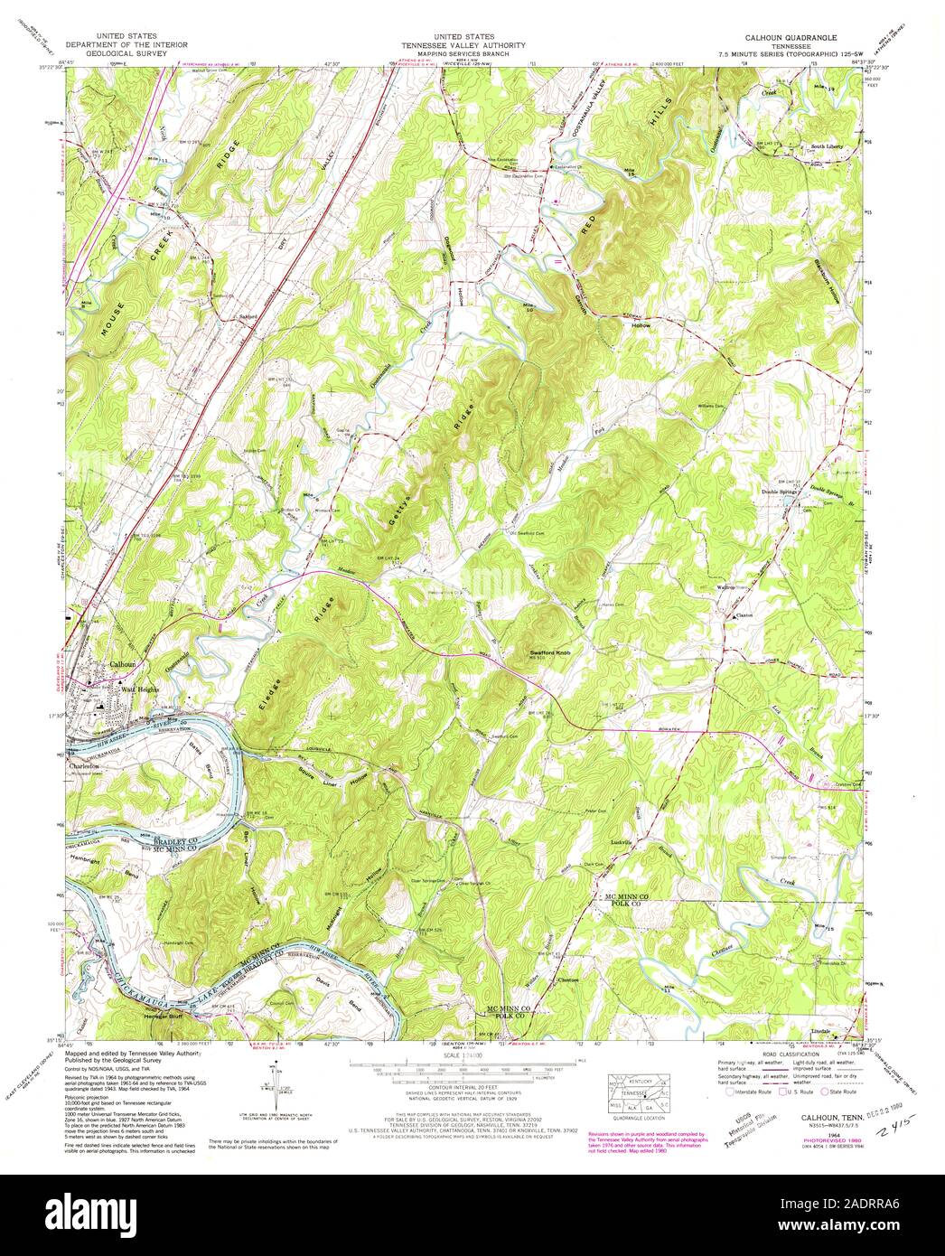 Map of calhoun Cut Out Stock Images & Pictures - Alamy