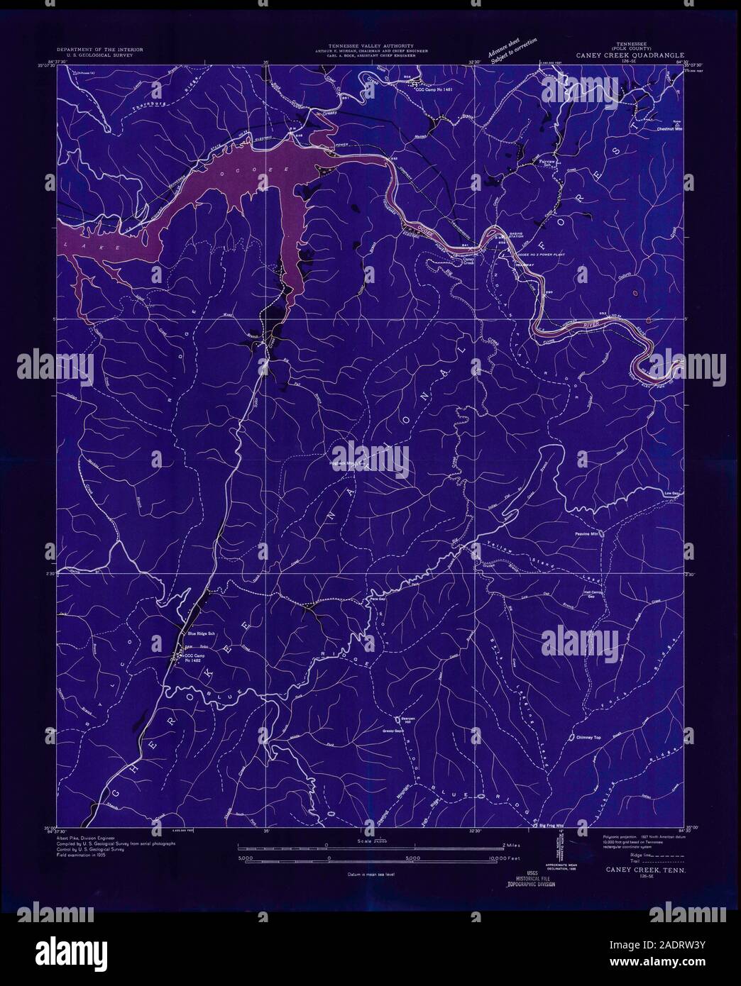 Map of caney hi-res stock photography and images - Alamy