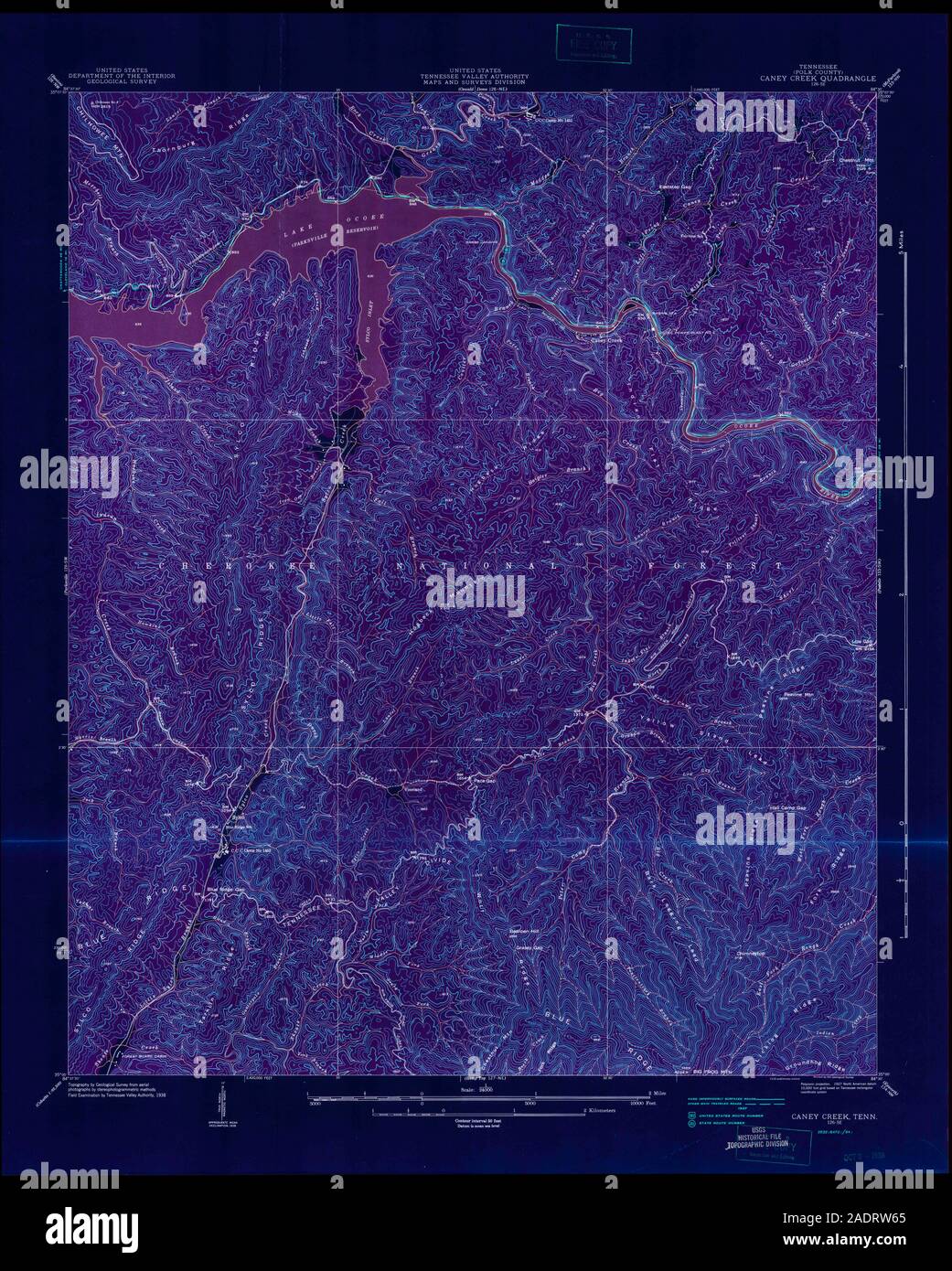 Map of caney hi-res stock photography and images - Alamy