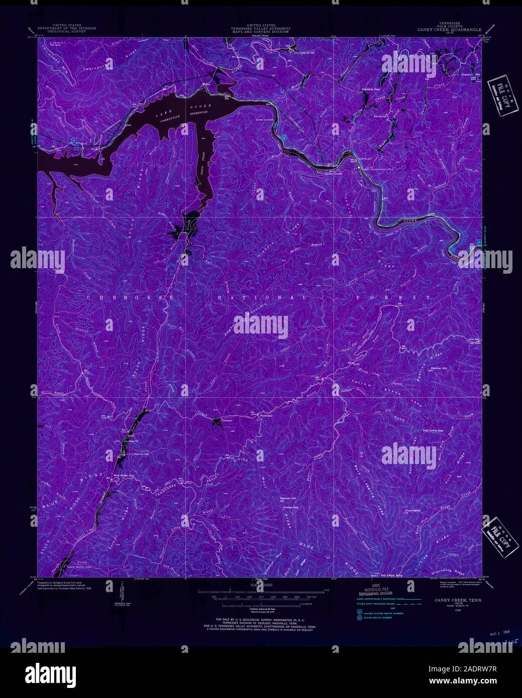 Map of caney hi-res stock photography and images - Alamy