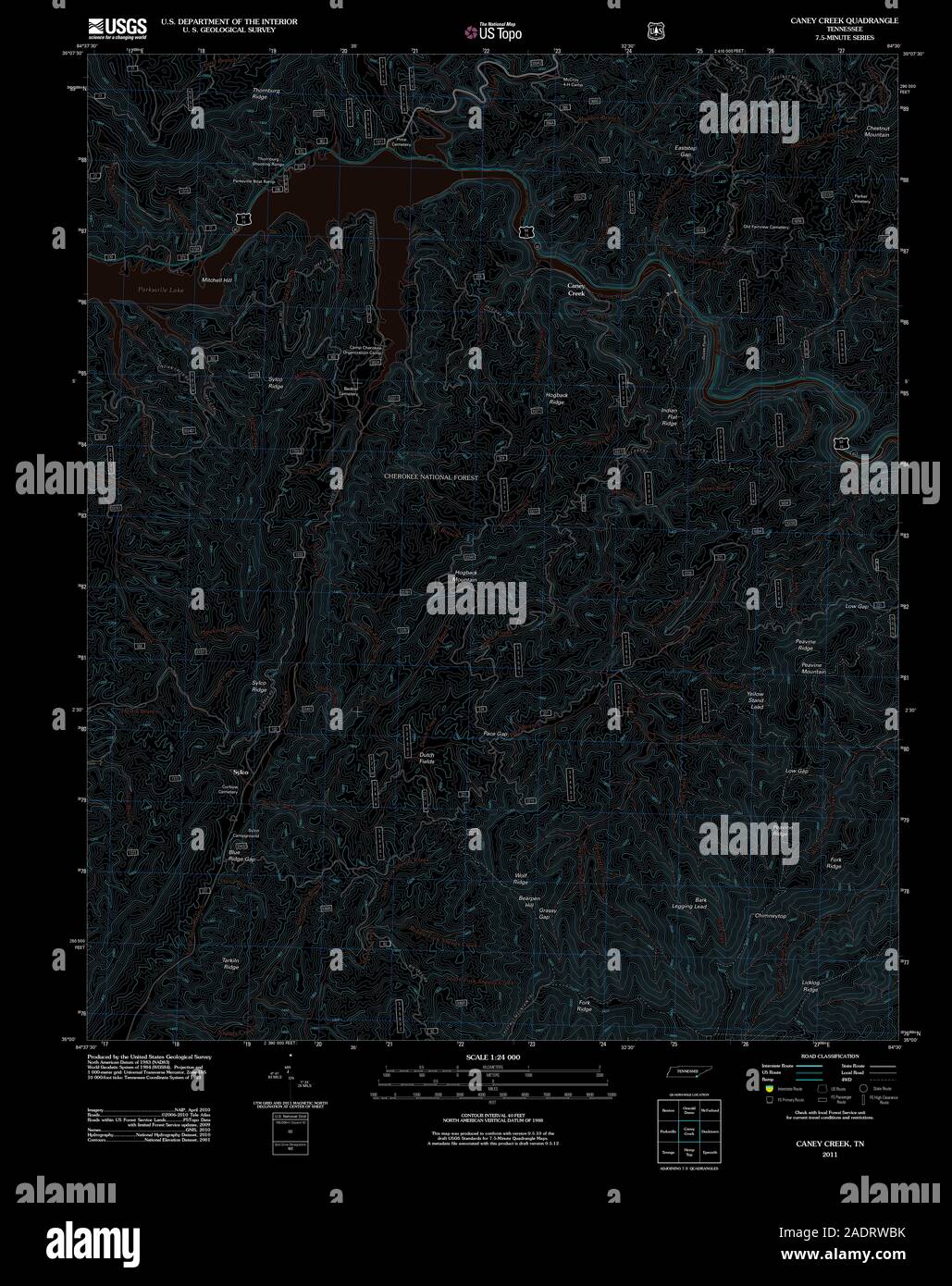 Map of caney hi-res stock photography and images - Alamy