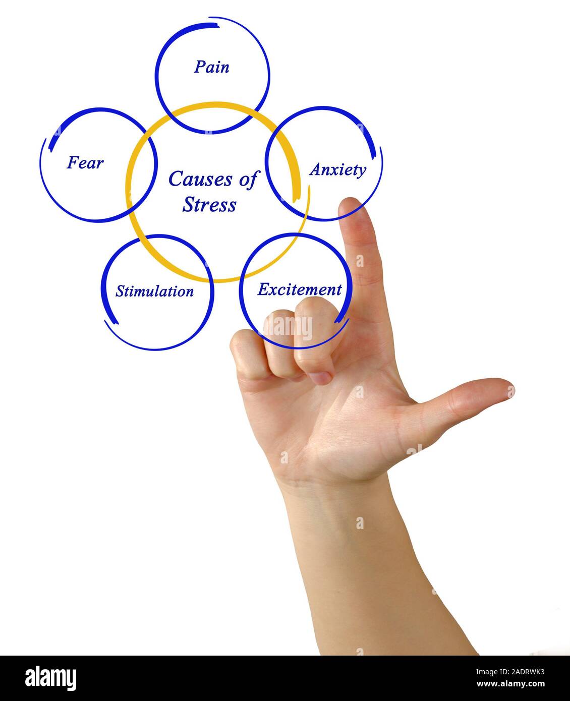 Causes of stress Stock Photo - Alamy