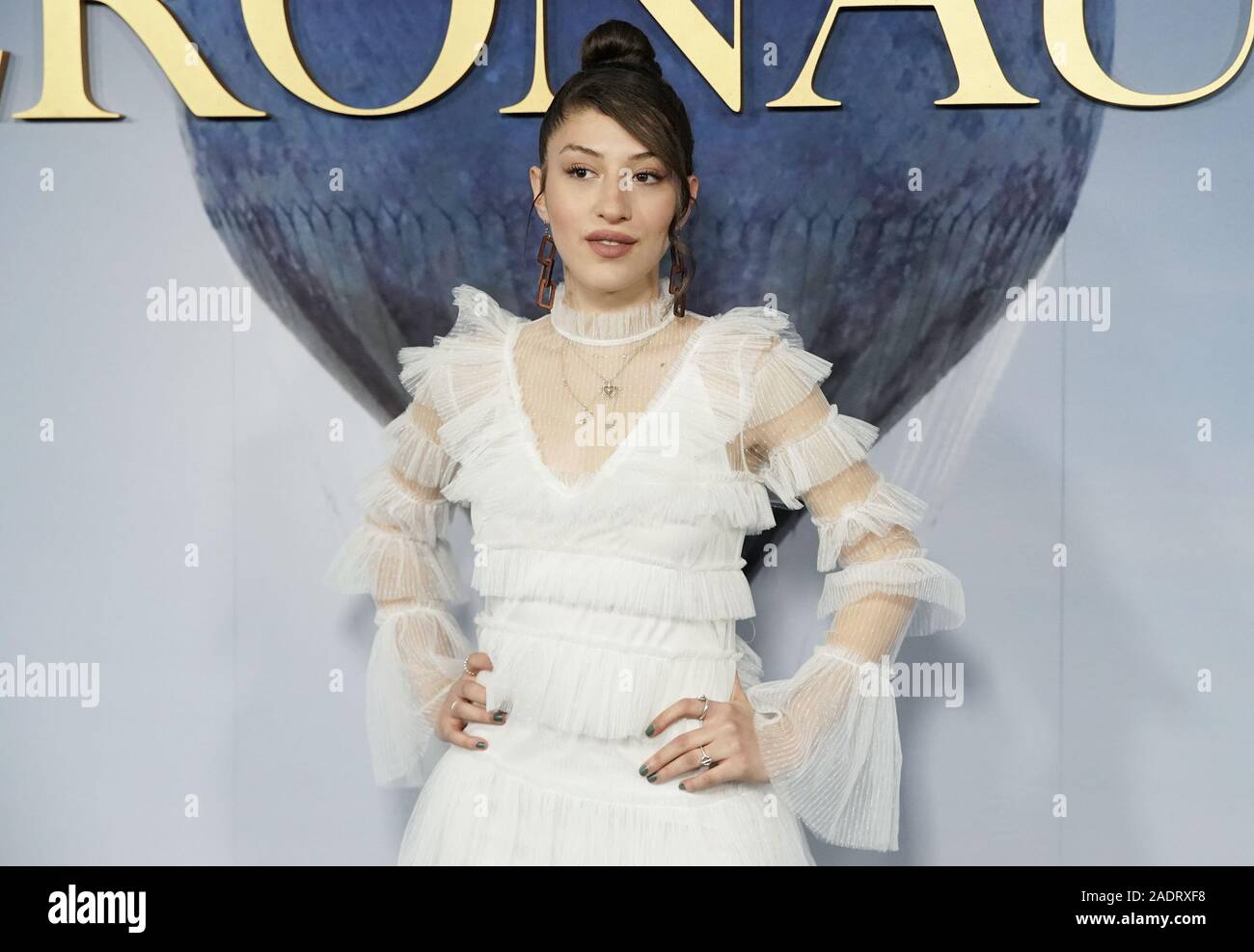 New York, United States. 4th Dec, 2019. Noa Fisher arrives on the red ...