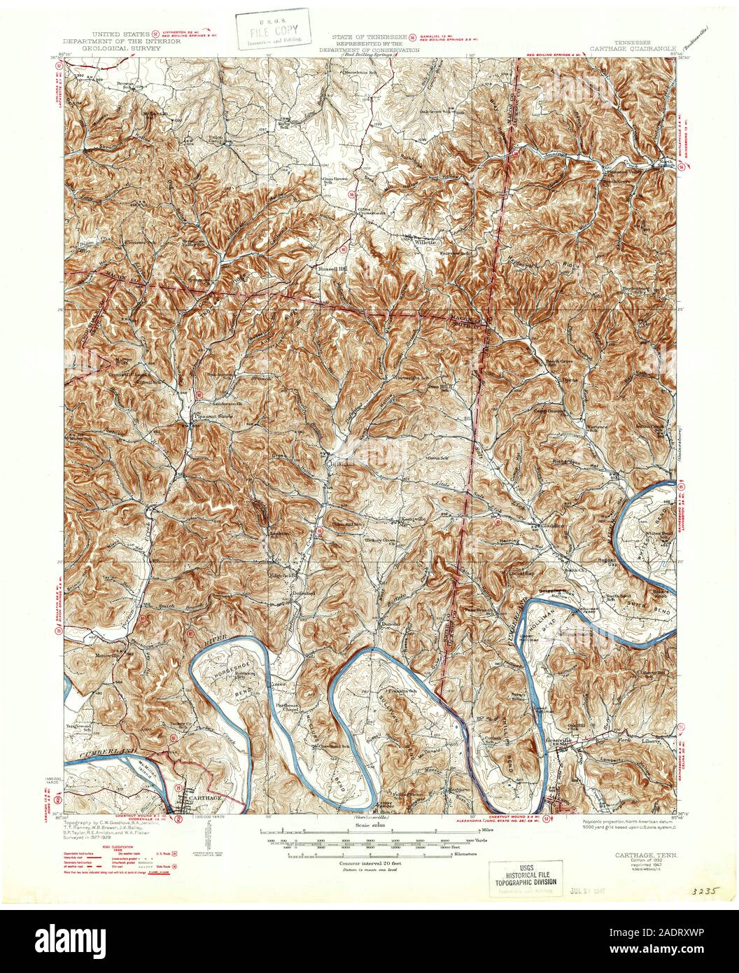 Carthage map Cut Out Stock Images & Pictures - Alamy