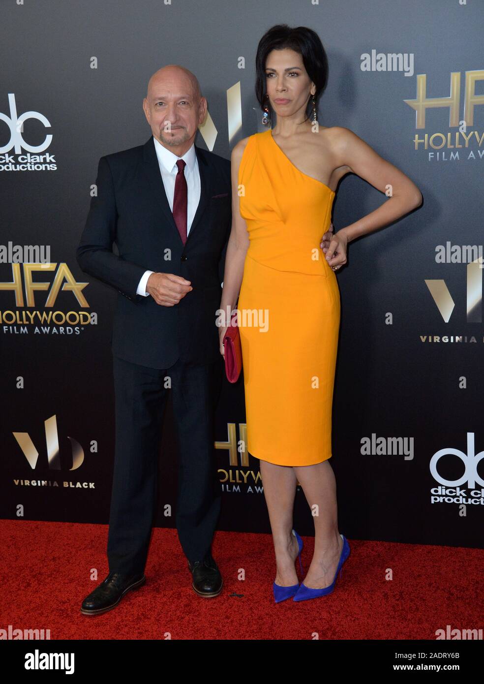 Actor sir ben kingsley and his wife hi-res stock photography and images ...