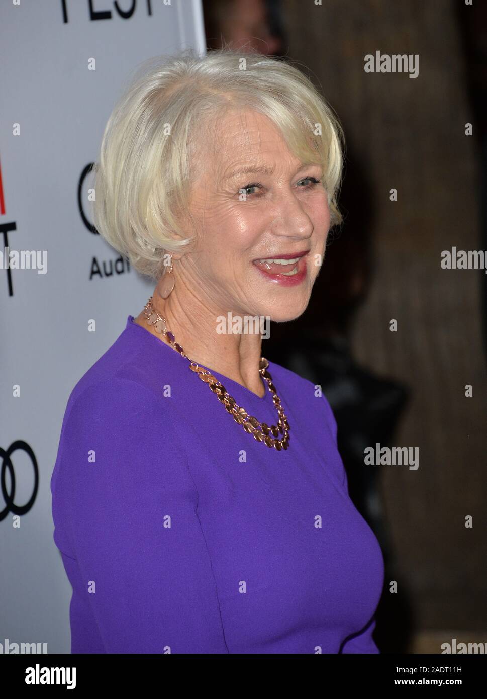 LOS ANGELES, CA. November 11, 2016: Actress Dame Helen Mirren at ...