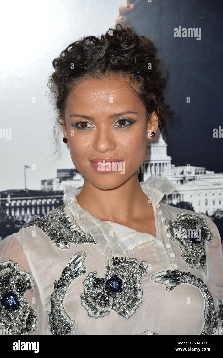 LOS ANGELES, CA. November 11, 2016: Actress Gugu Mbatha-Raw at premiere ...