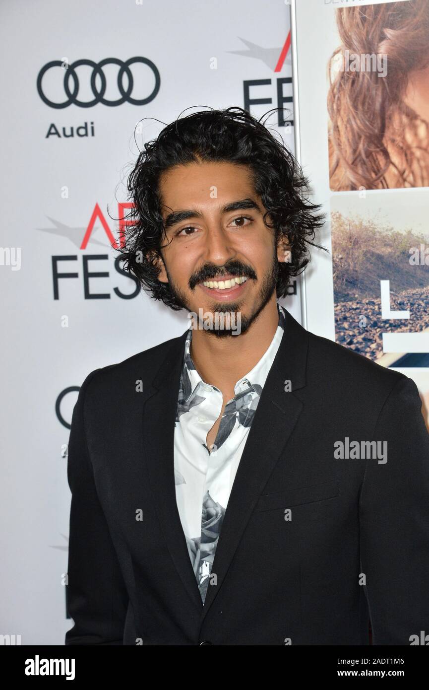LOS ANGELES, CA. November 11, 2016: Actor Dev Patel at premiere of ...