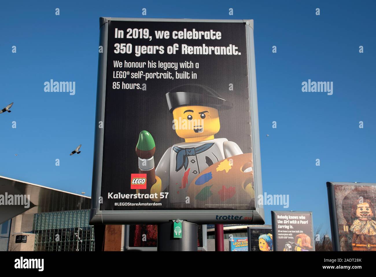Billboard New Lego Shop At Amsterdam The Netherlands 2019 Stock Photo ...