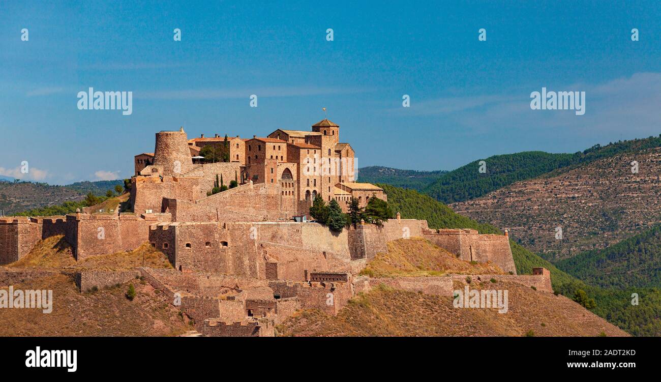 Cardona castle in Spain Stock Photo - Alamy