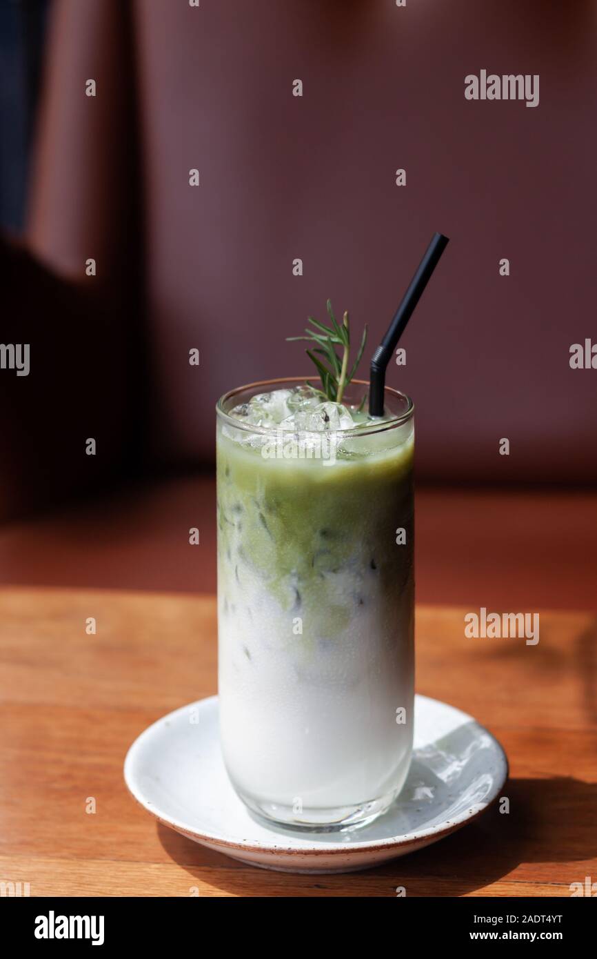 Green iced sport tea hi-res stock photography and images - Alamy