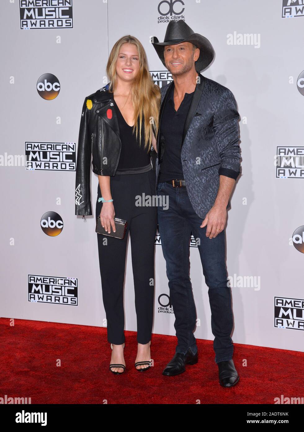 LOS ANGELES, CA. November 20, 2016: Country singer Tim McGraw ...