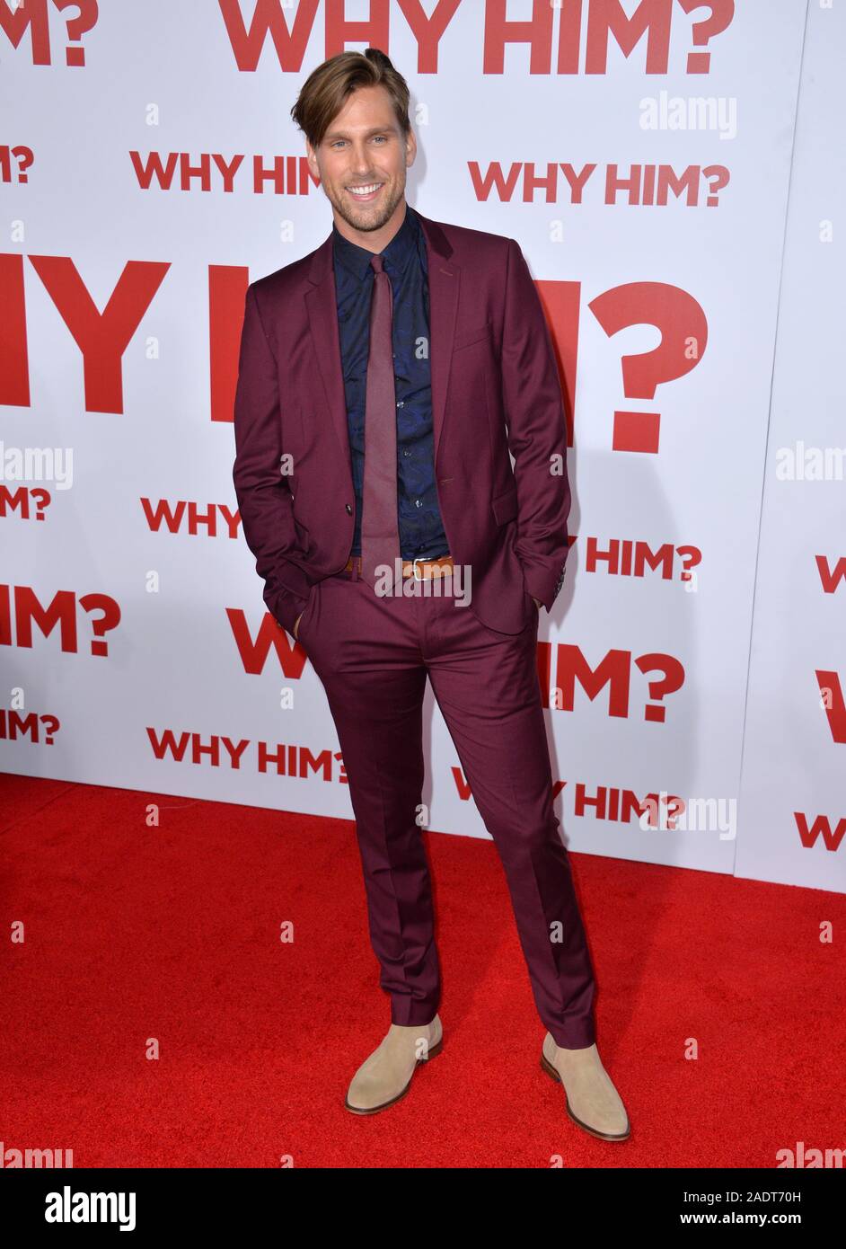 LOS ANGELES, CA. December 17, 2016: Actor Brad Benedict at the world ...