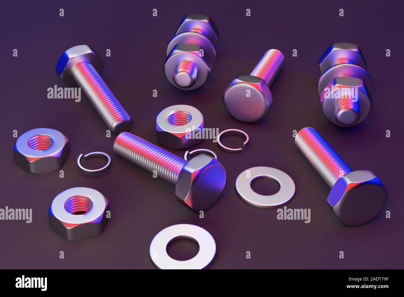 Bolts nuts washers hardware hi-res stock photography and images - Alamy