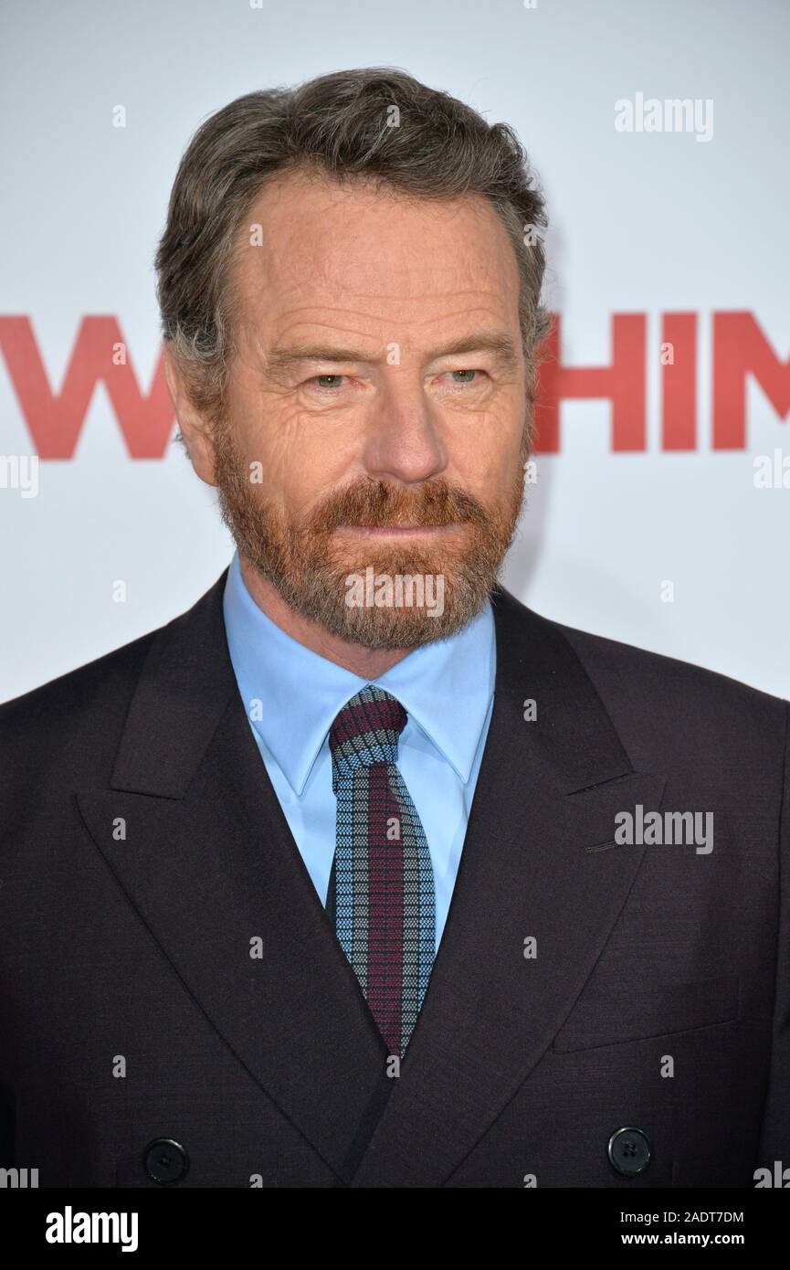 LOS ANGELES, CA. December 17, 2016: Actor Bryan Cranston at the world ...