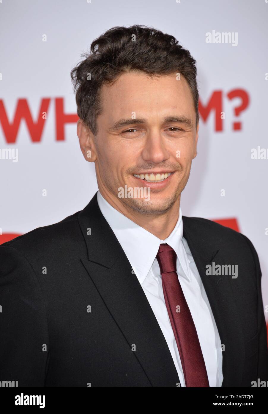 LOS ANGELES, CA. December 17, 2016: Actor James Franco at the world ...