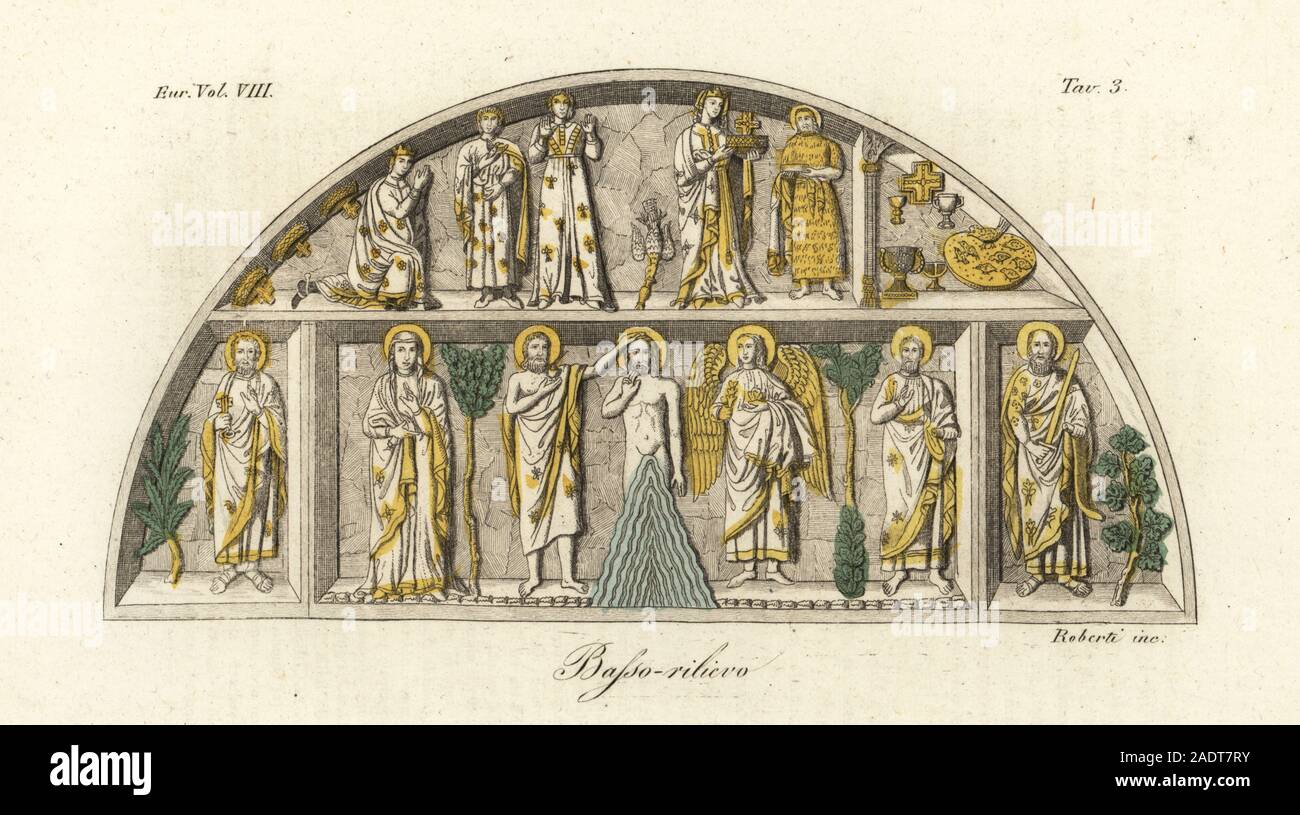 Queen Theodelinda and King Agilulf the Thuringian of the Lombards ...