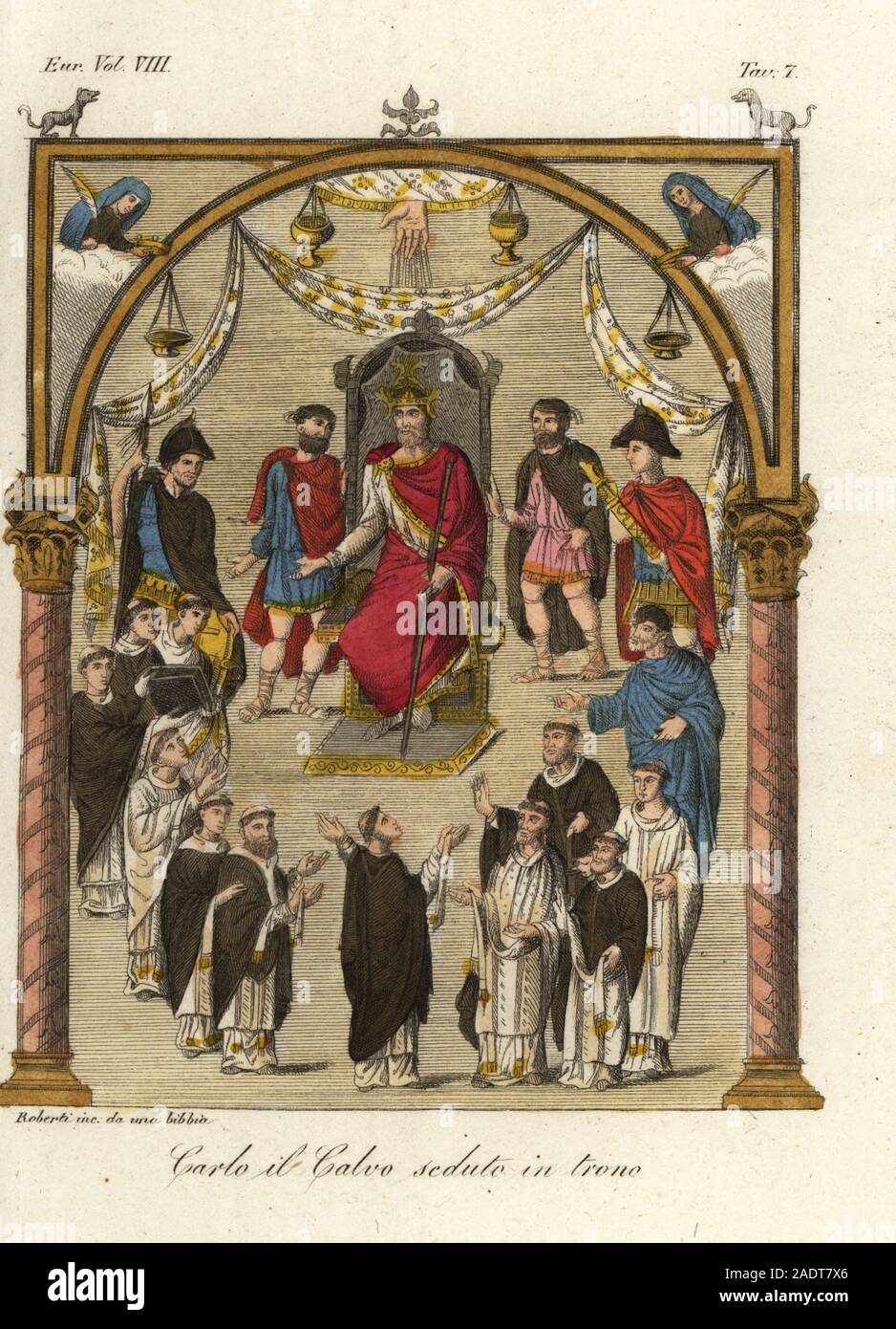 Carolingian miniature hi-res stock photography and images - Alamy