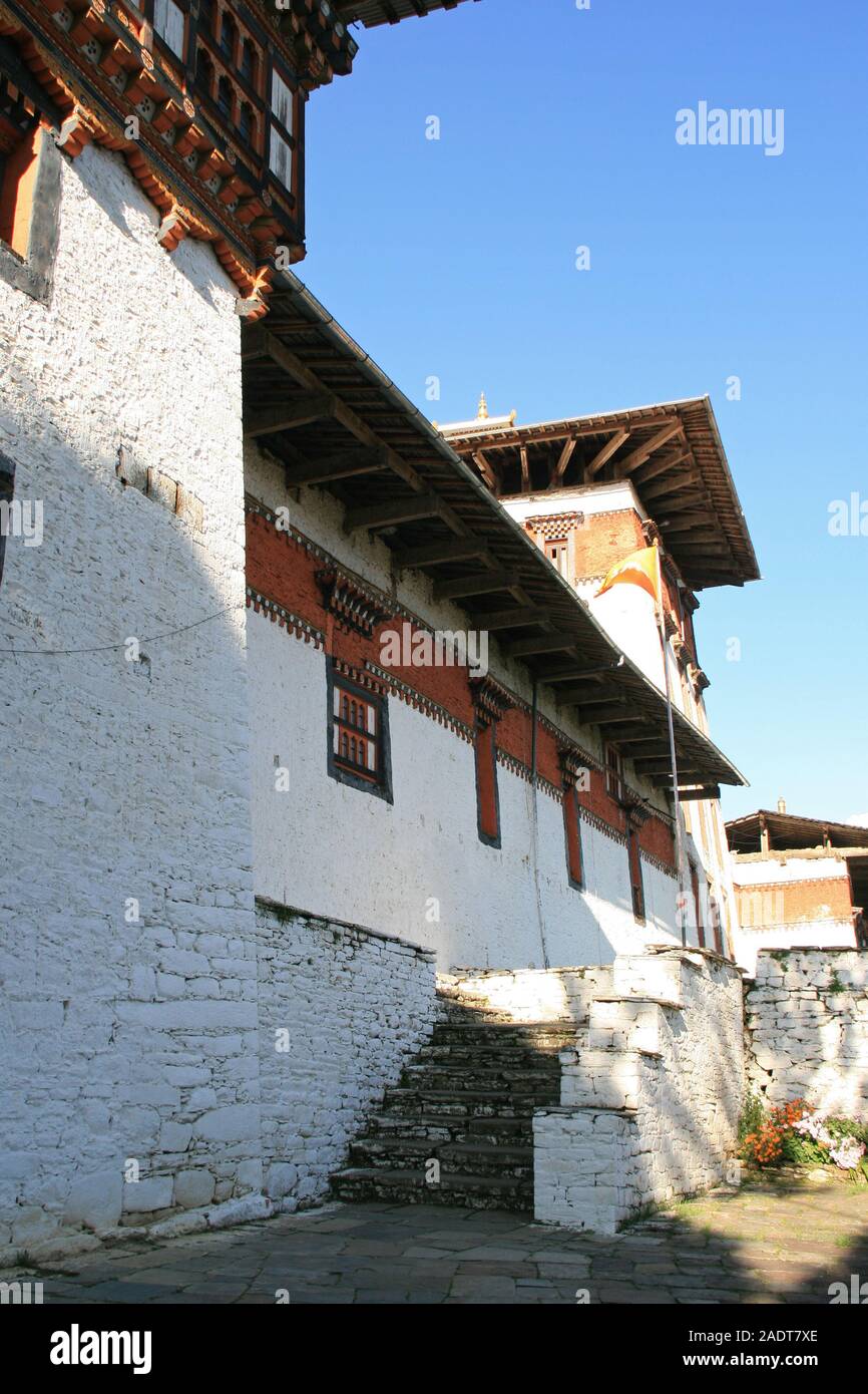 buddhist fortress (dzong) in jakar in bhutan Stock Photo - Alamy