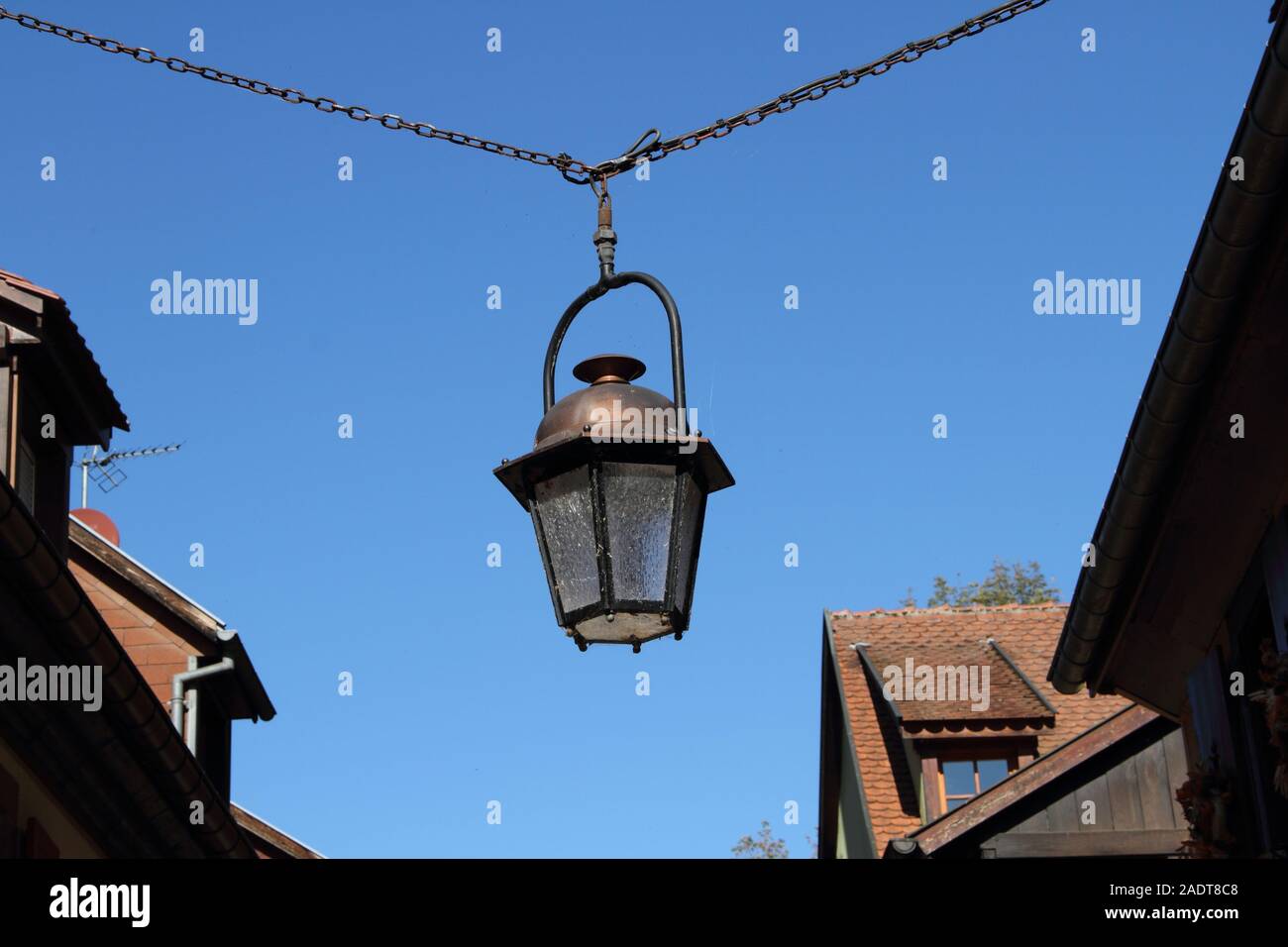 beautiful old street lamp Stock Photo - Alamy