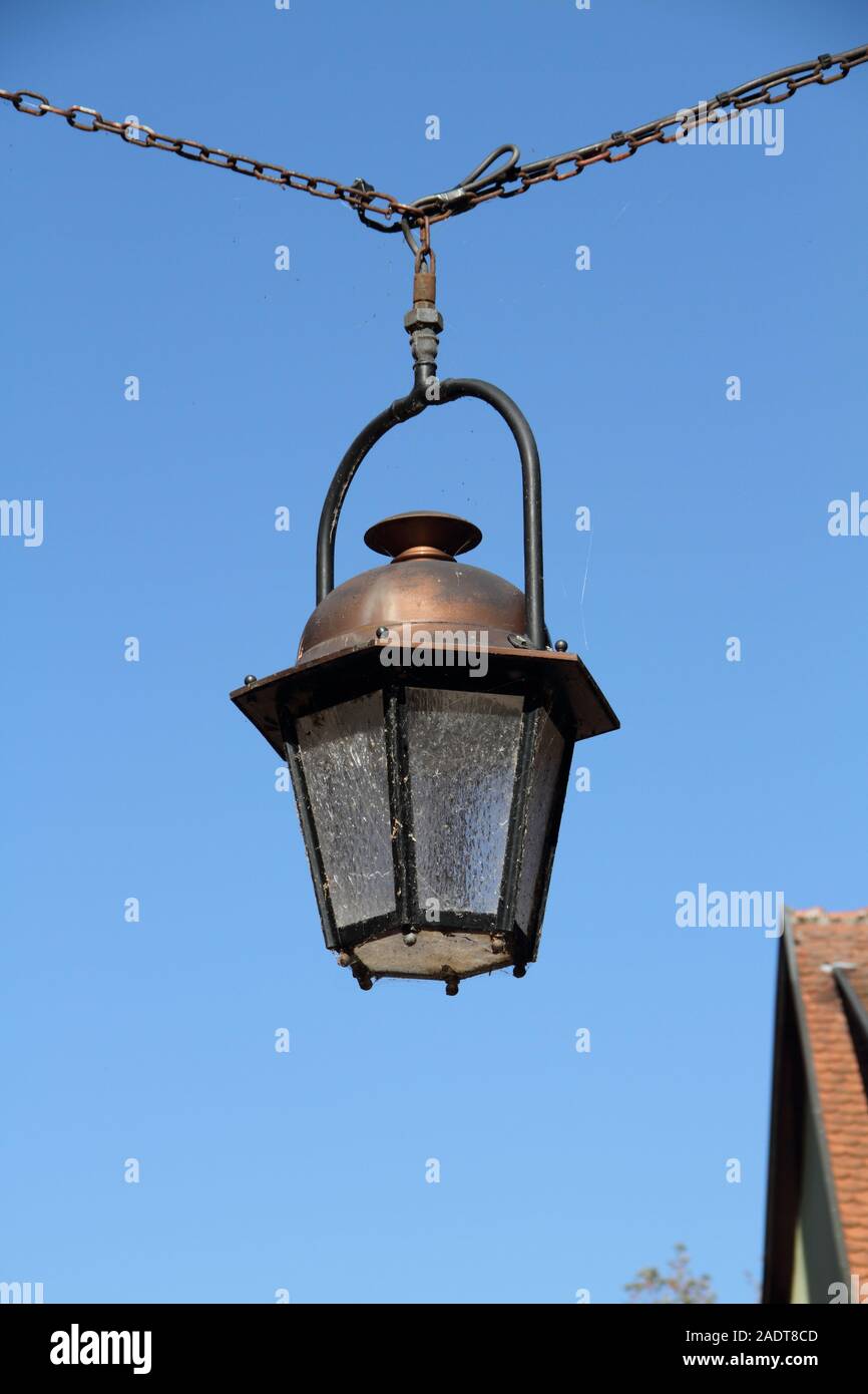 beautiful old street lamp Stock Photo - Alamy