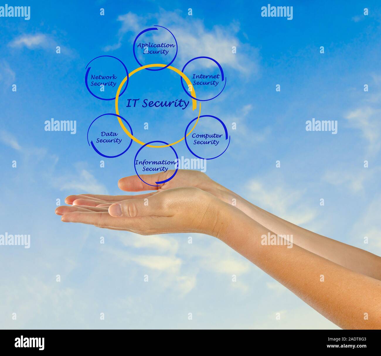 Diagram of IT Security Stock Photo - Alamy